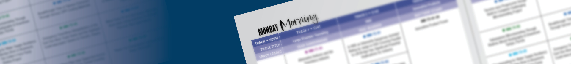 Session Schedule - NASTT